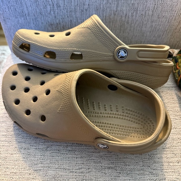 CROCS | Shoes | Crocs In Tan Size 11 | Poshmark